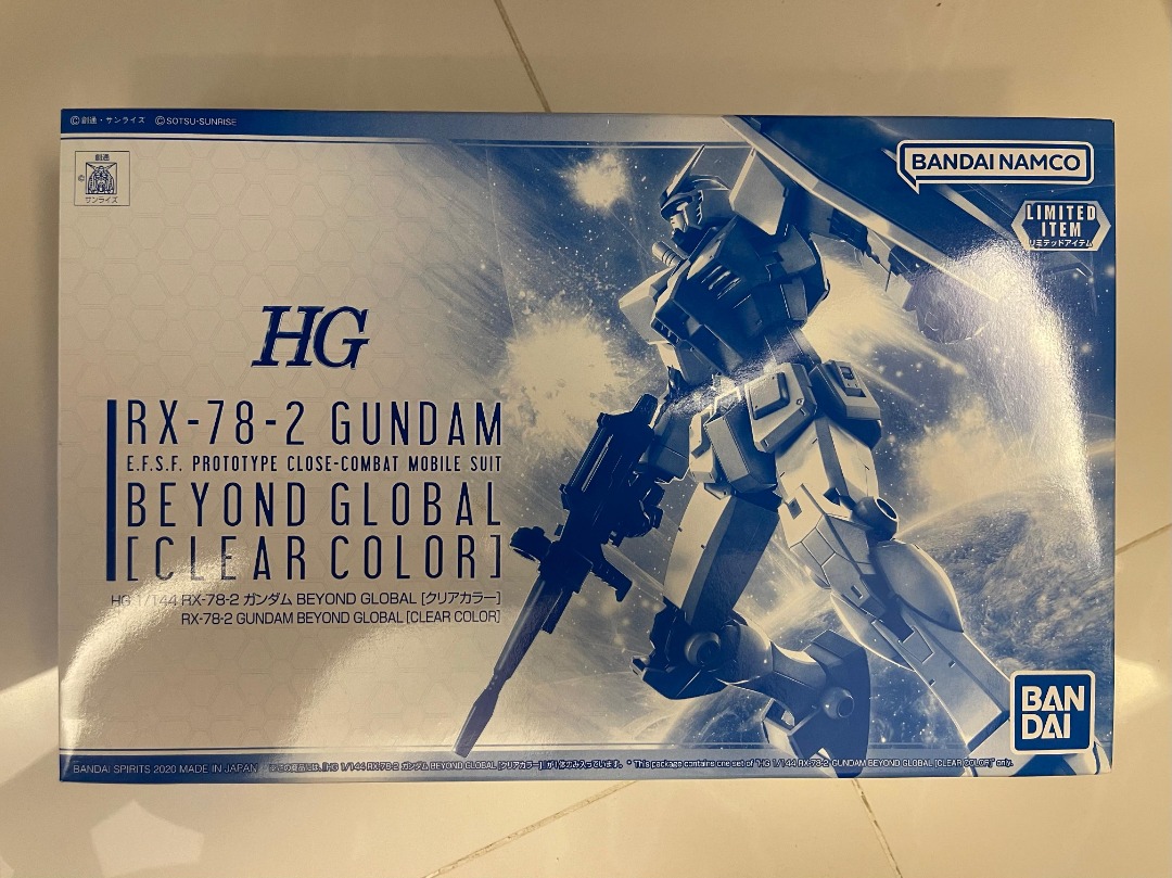 HG 1/144 RX-78-2 Gundam Beyond Global [Clear Color] [Event Limited], Hobbies & Toys, Toys ...