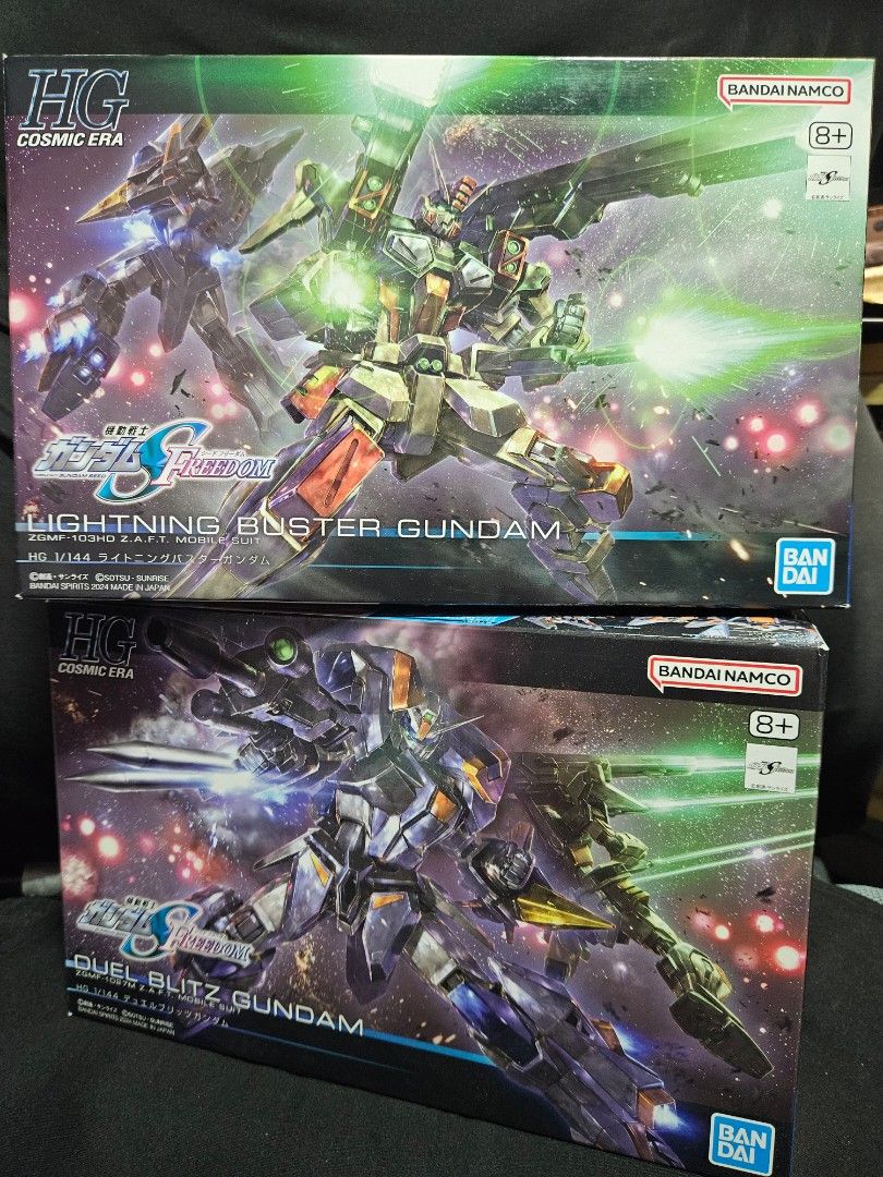 HG Duel Blitz, Lightning Buster Gundam seed freedom, High Grade 1/144 ...