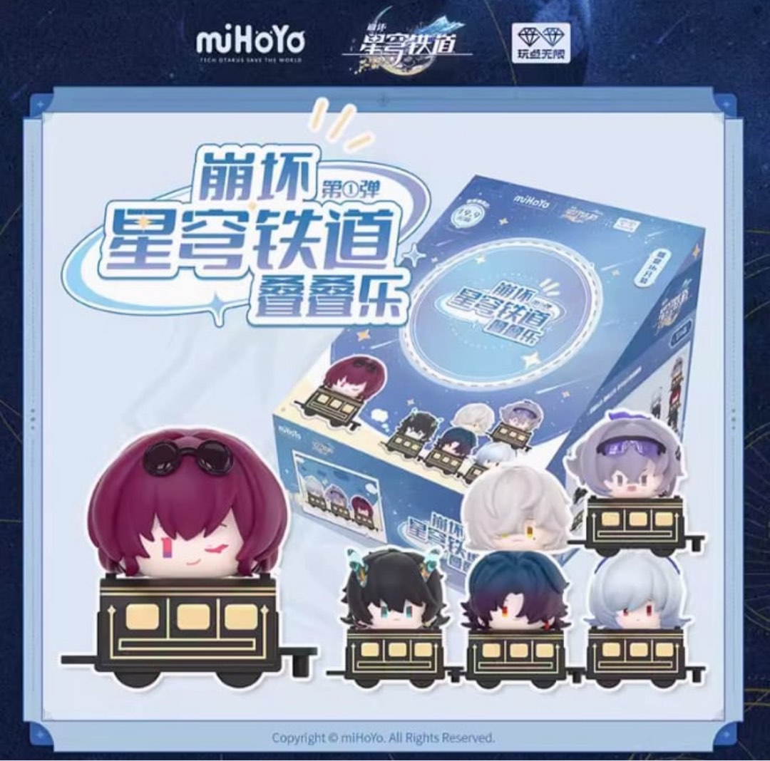 Honkai Star Rail Chibi Train Riders Mini Figurine Series - JING LIU ...