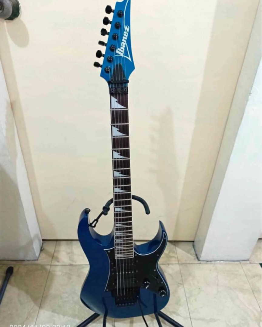 Ibanez genesis RG55oDx laser blue color, Hobbies & Toys, Music & Media ...