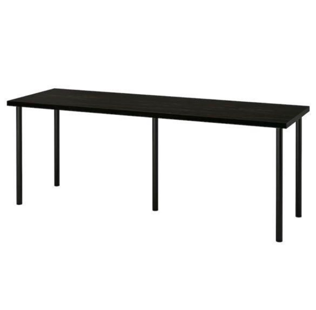 Ikea long study table / desk, Furniture & Home Living, Furniture ...