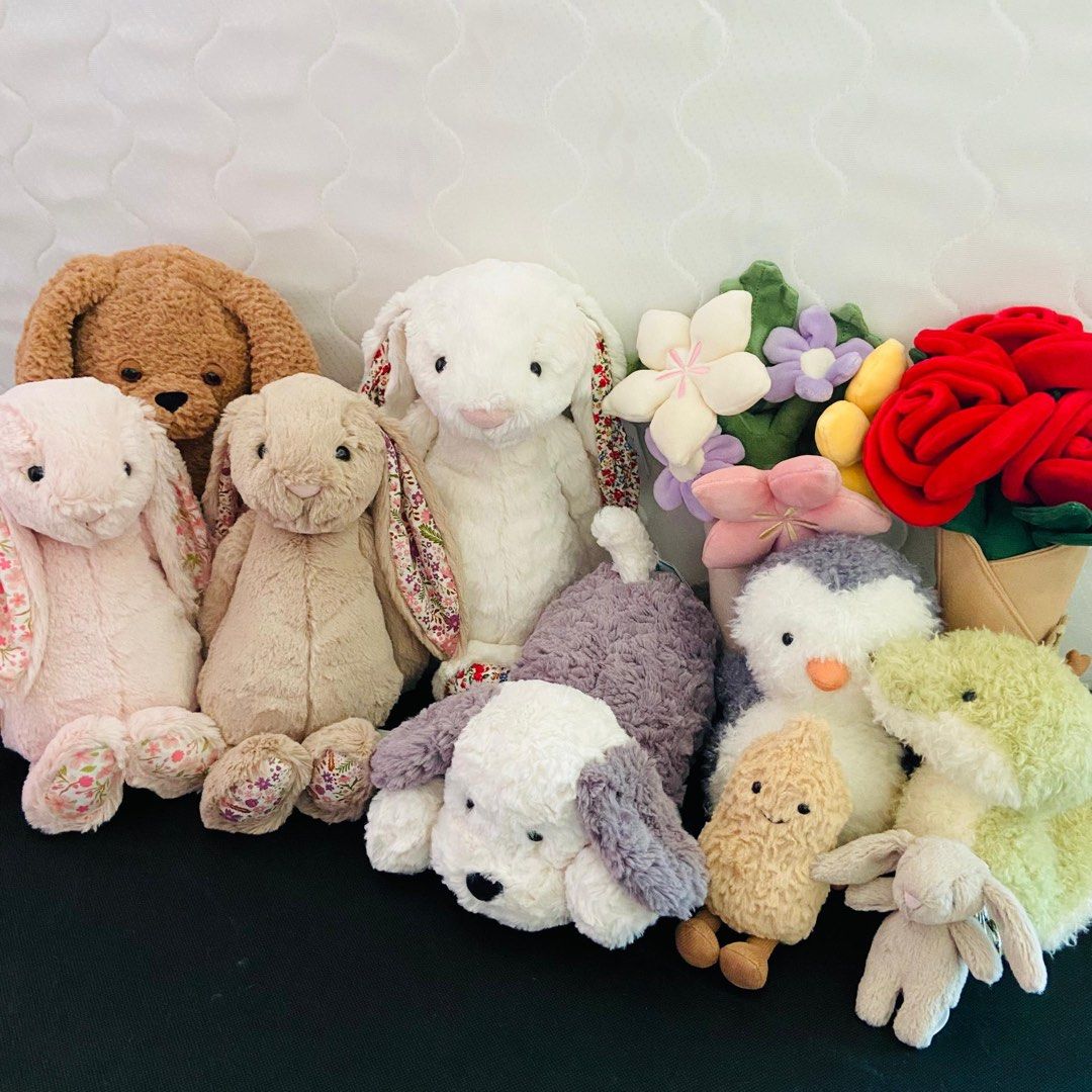 Jellycat ready stock plushies, Hobbies & Toys, Toys & Games on Carousell