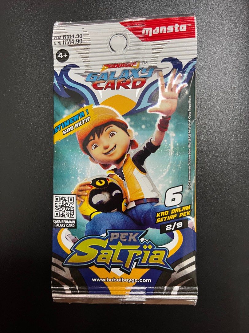 Kad boboiboy pek rumble dan satria, Hobbies & Toys, Toys & Games on ...
