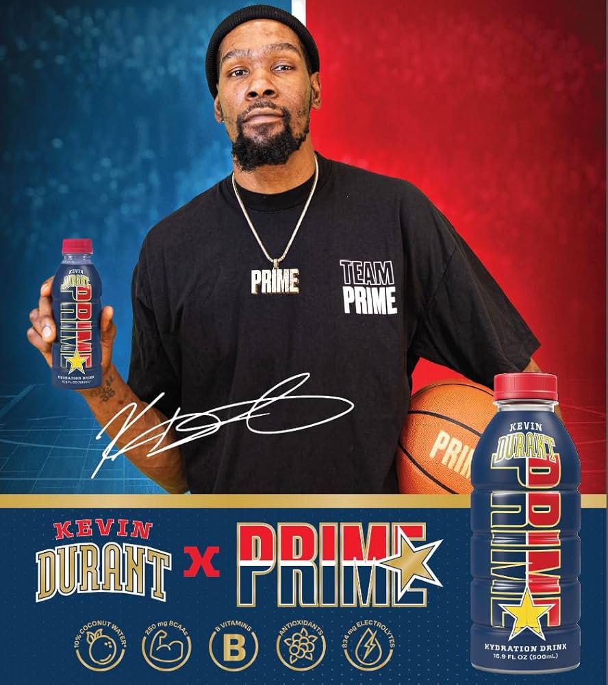 KEVIN DURANT Prime Hydration Drink 500ml, Food & Drinks, Beverages on ...