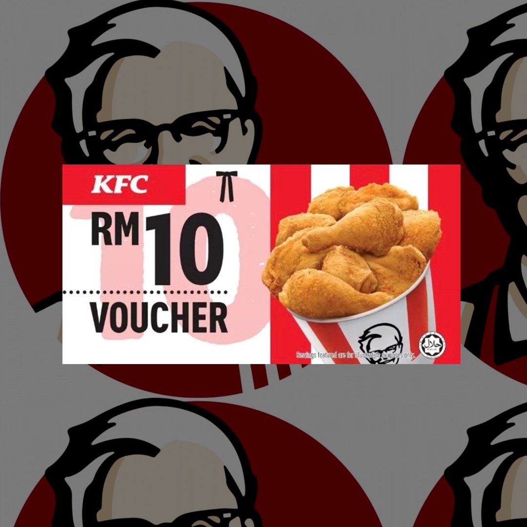 KFC APP VOUCHER RM 10, Food & Drinks, Other Food & Drinks on Carousell