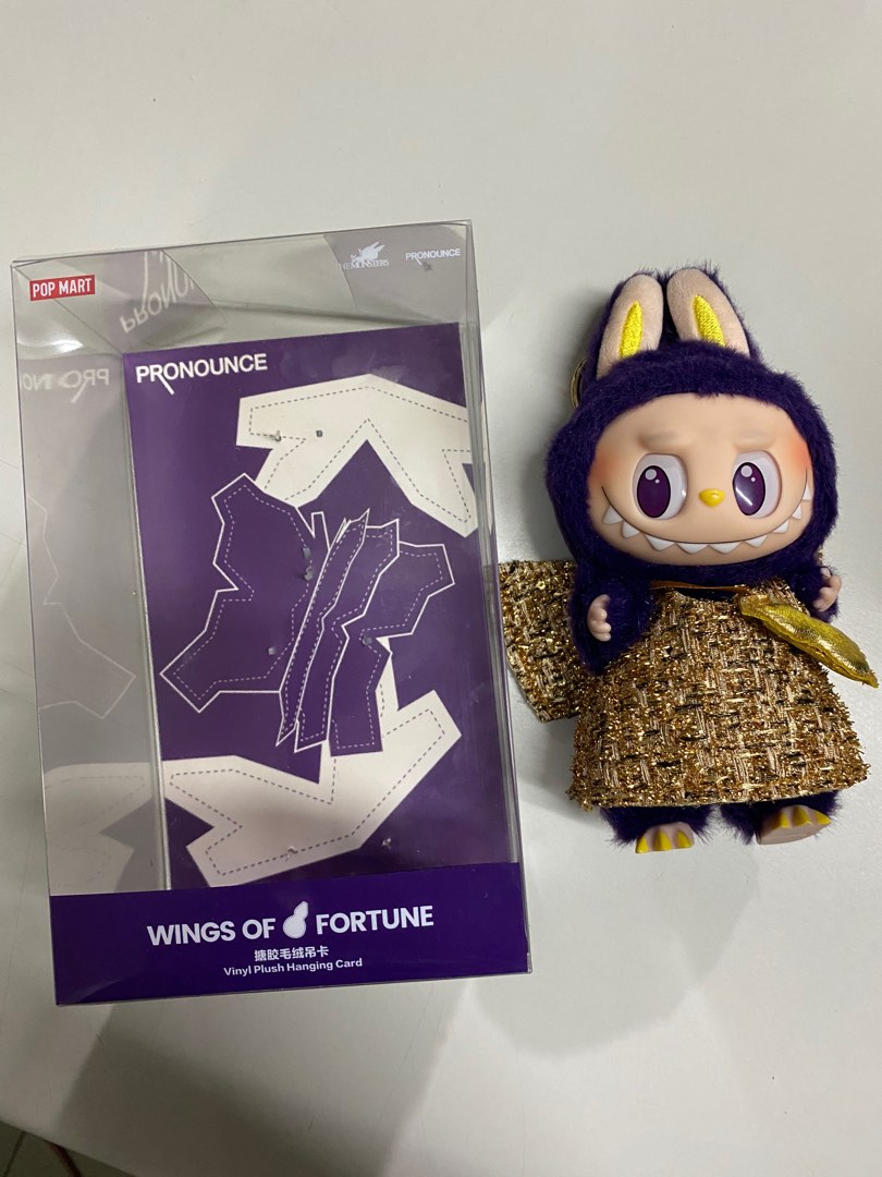 Labubu Pronouce Wings of Fortune, Hobbies & Toys, Toys & Games on Carousell