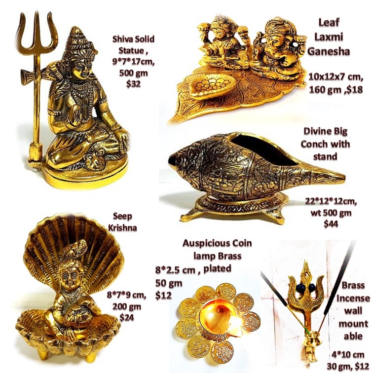 Lamps, Incense Holder, Prayer Sankha, Conch, Shiva idol, Hobbies & Toys ...