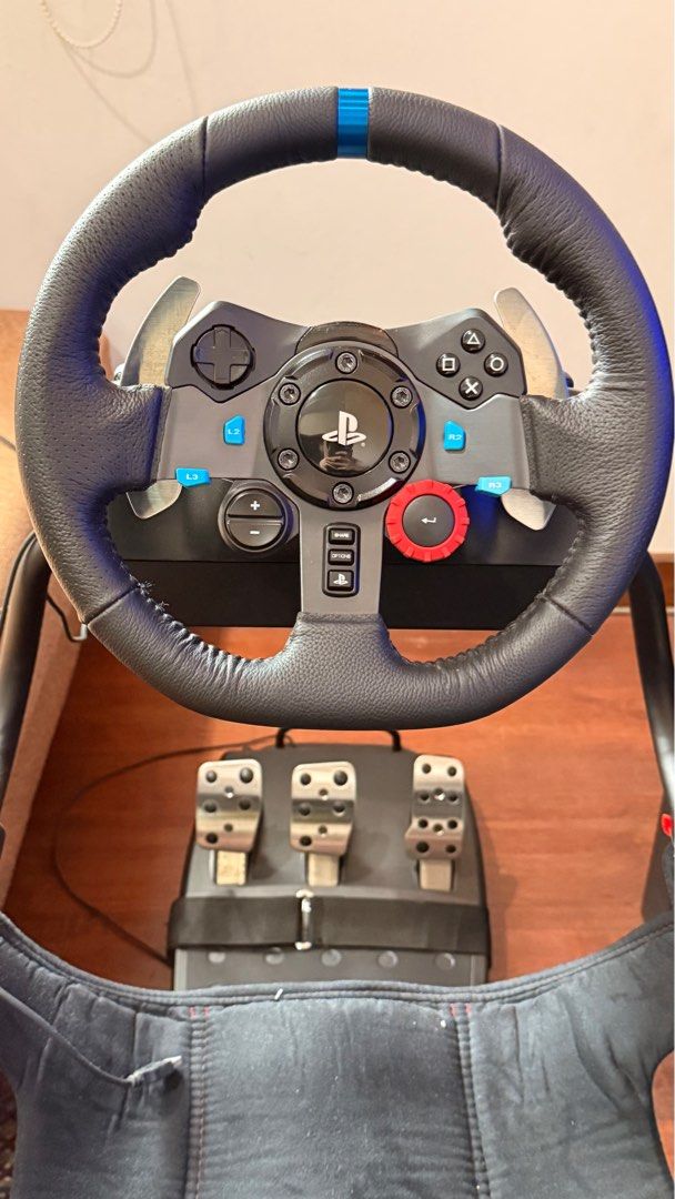 Logitech G29 Driving Force Steering Wheels & Pedals + Playseat ...