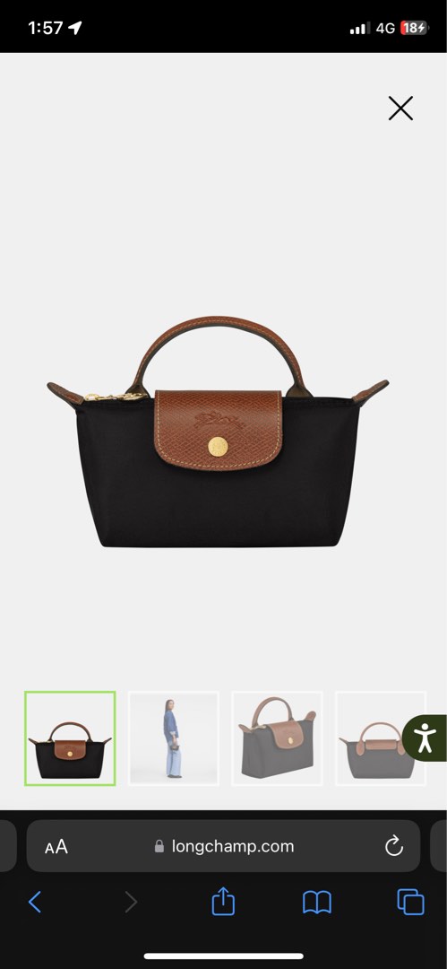 Longcham Le Pliage, Women's Fashion, Bags & Wallets, Purses & Pouches ...