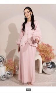 Lubna Raya 2025 Nuriya Sequins Kurung Pahang, Women's Fashion, Muslimah ...