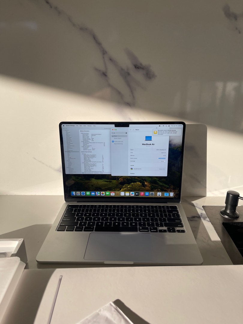 Macbook air m2 3 cycle count, Computers & Tech, Laptops & Notebooks on ...