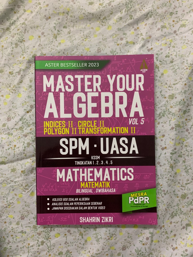 master your algebra 5, Hobbies & Toys, Books & Magazines, Textbooks on ...