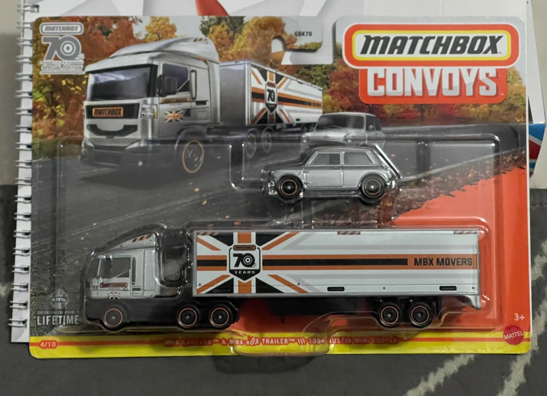 Matchbox 70 Years Convoys MBX Cabover & MBX Box Trailer 1964 Austin ...