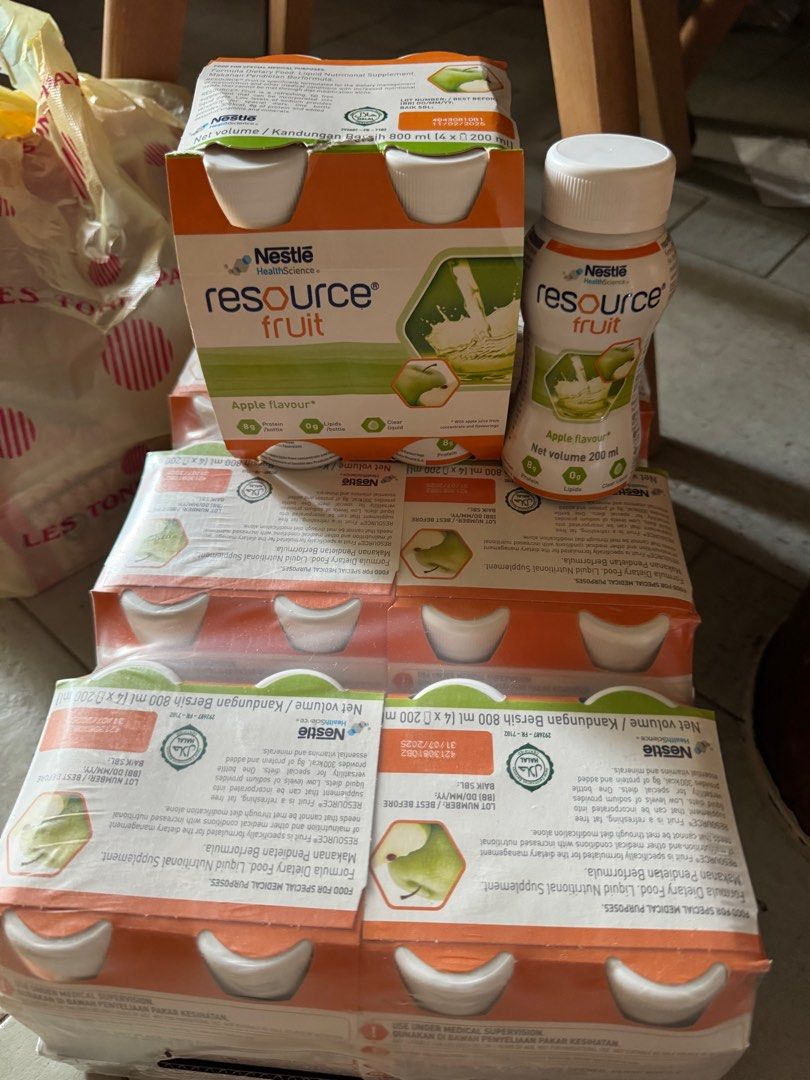 Nestle Resource Apple Juice, Food & Drinks, Beverages on Carousell