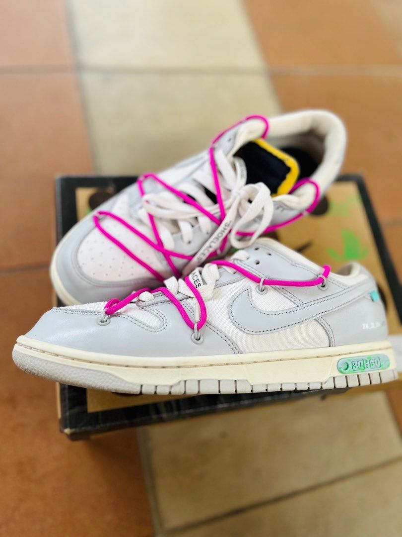 Nike Off White Dunk Lot 30, Men's Fashion, Footwear, Sneakers on Carousell