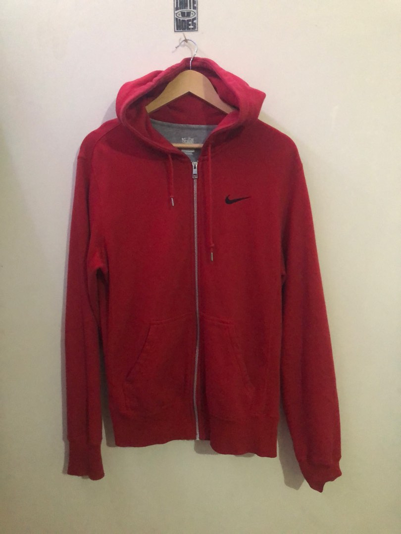 NIKE OVER ALL RED, Men's Fashion, Coats, Jackets and Outerwear on Carousell