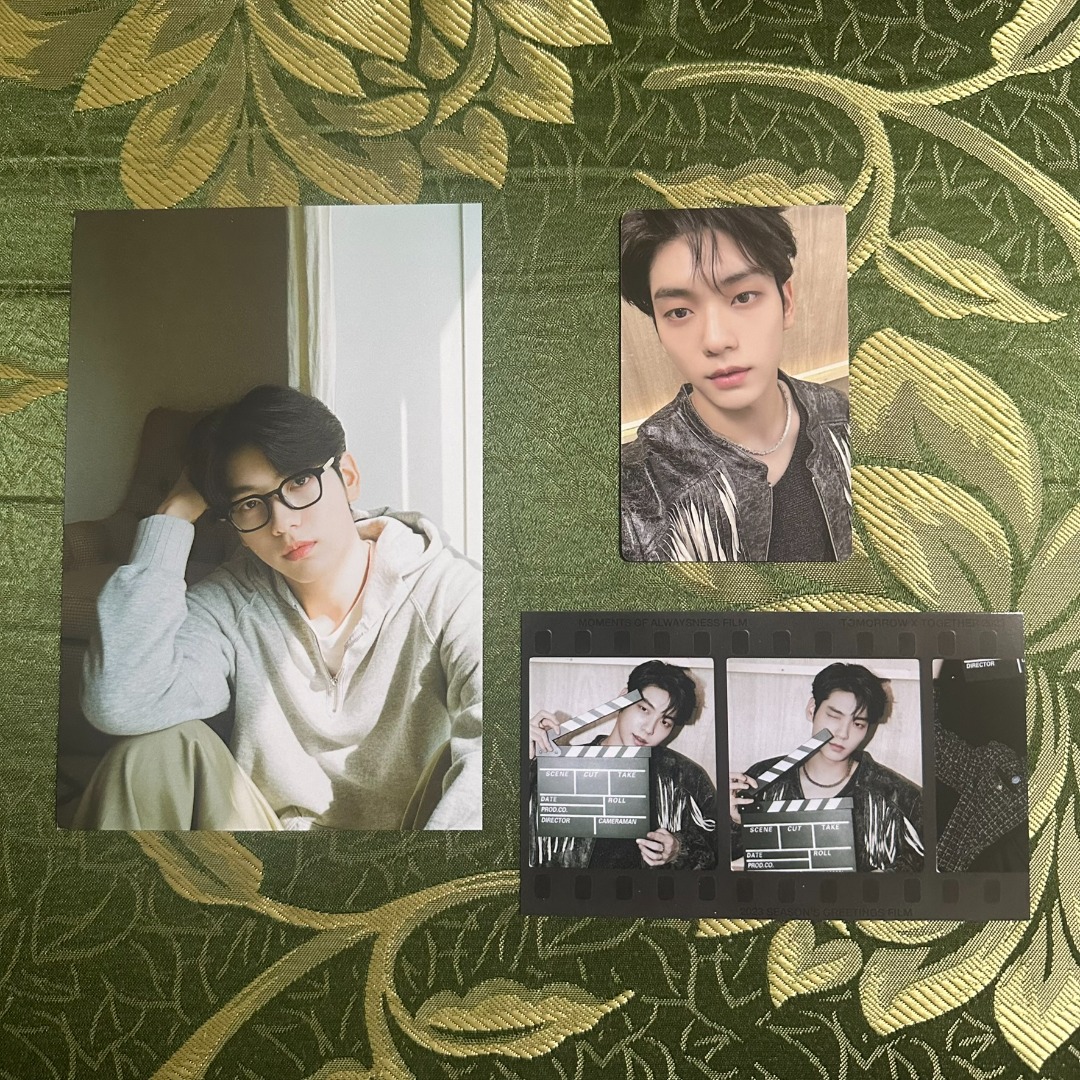 OFFICIAL TXT SG 2023 PHOTOCARD FILM PHOTO LIVE PHOTO SOOBIN SET ...