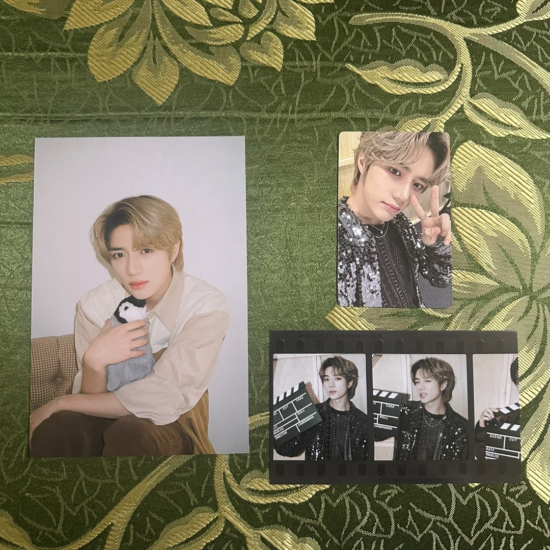 OFFICIAL TXT SG 2023 PHOTOCARD FILM PHOTO LIVE PHOTO BEOMGYU SET ...