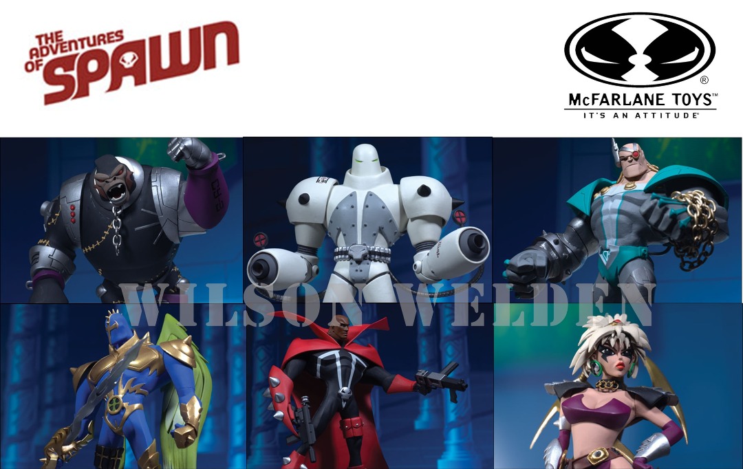ORIGINAL McFARLANE SPAWN SERIES 30 THE ADVENTURE OF SPAWN COMPLETE SET ...