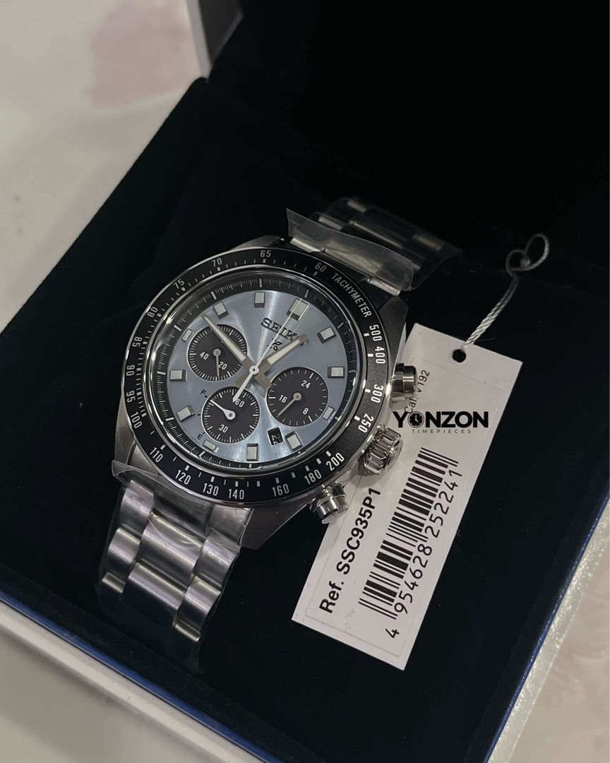 Original Seiko SSC935 Ice Panda, Men's Fashion, Watches & Accessories ...