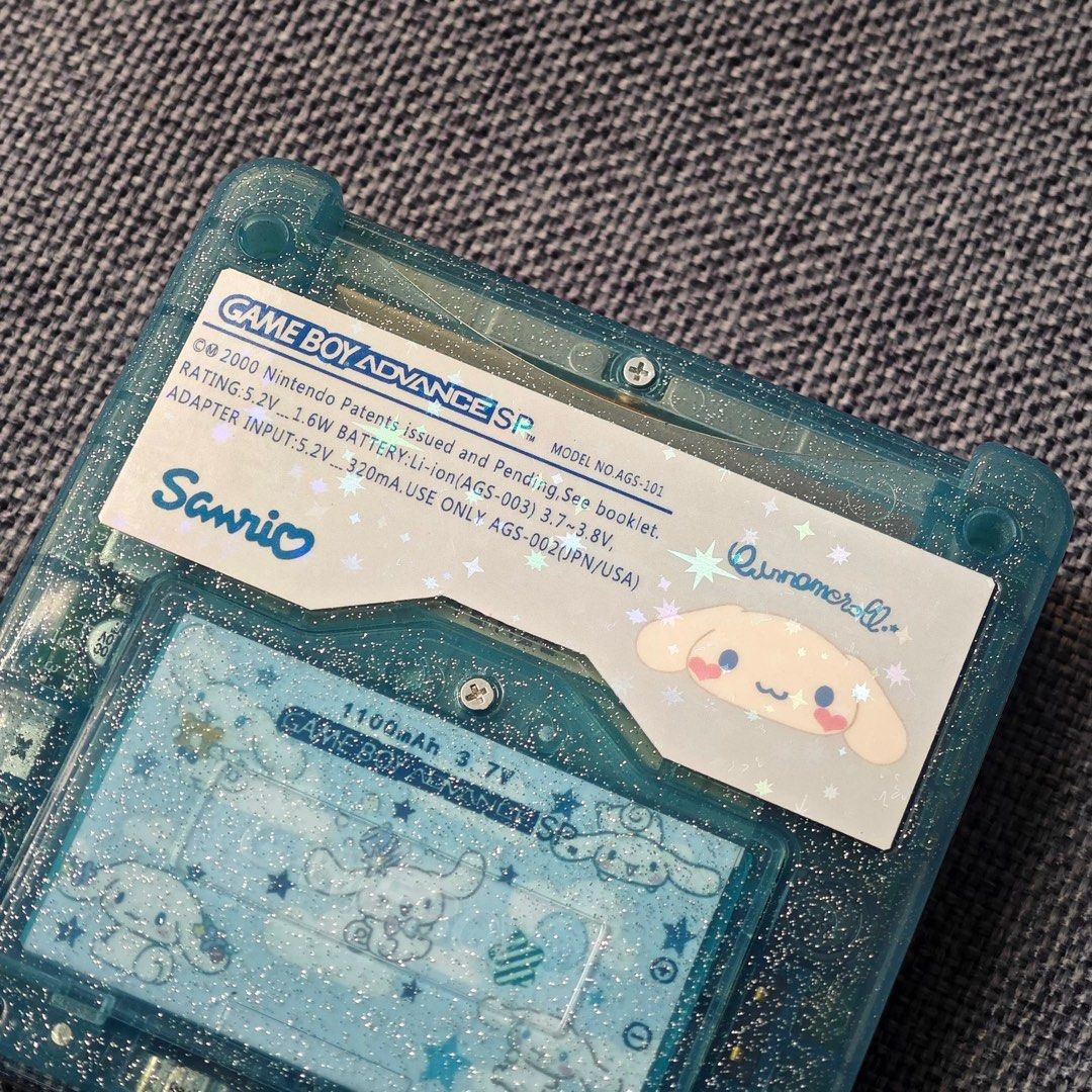⚠️PO⚠️ Custom Cinnamonroll nintendo gameboy advance sp gba gb game boy ...