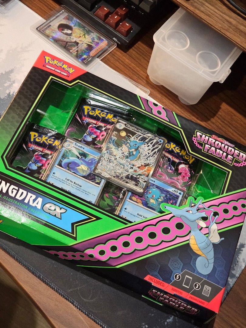Pokemon TCG Kingdra EX shrouded fable box set, Hobbies & Toys, Toys ...
