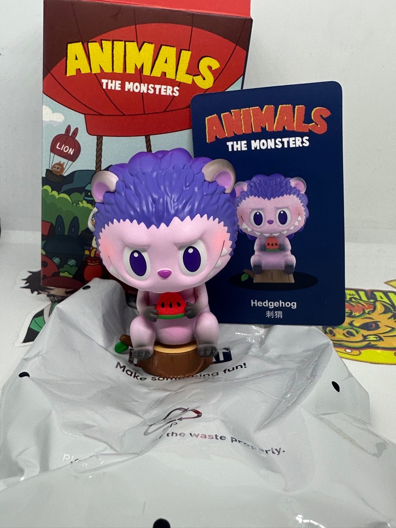 Pop Mart - Animals The Monsters - Hedgehog, Hobbies & Toys, Toys ...