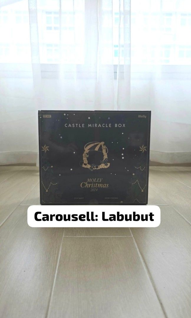 Popmart Molly Christmas 2024 Castle Miracle Box Series Figures, Hobbies ...