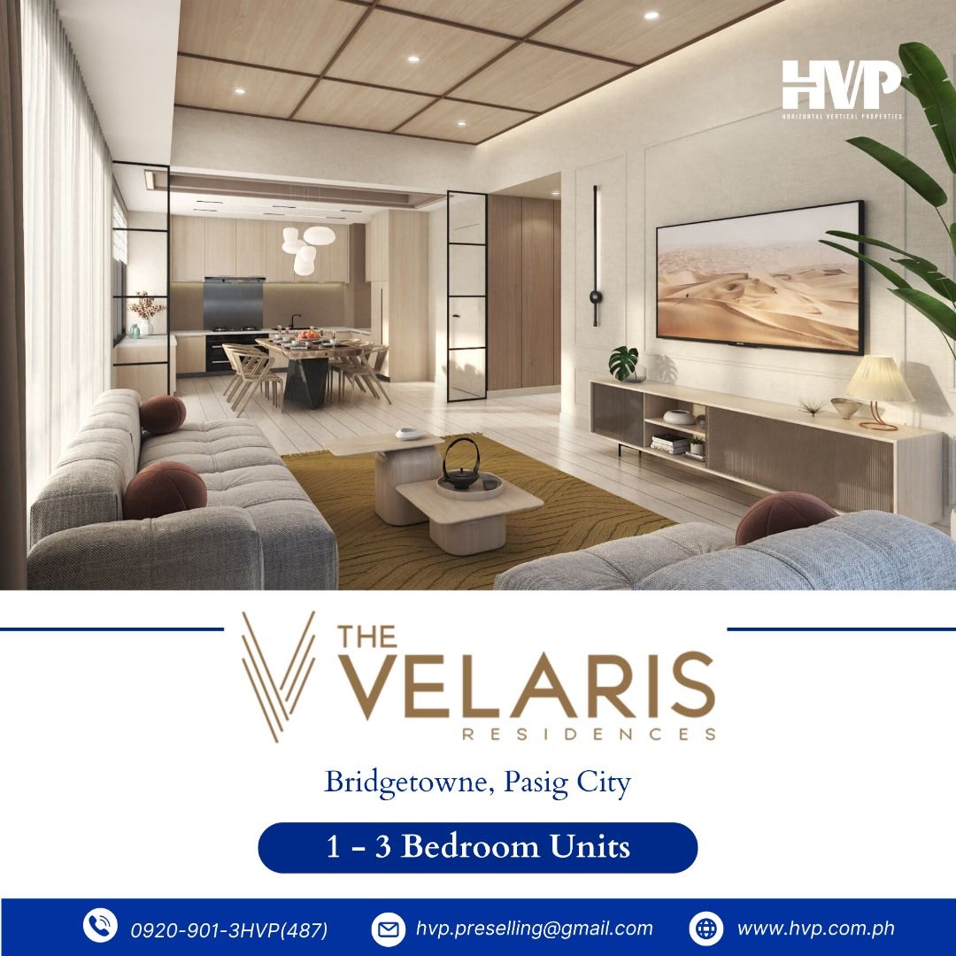 PRE-SELLING: The Velaris Residences - South Tower by RHK Land- 1 ...