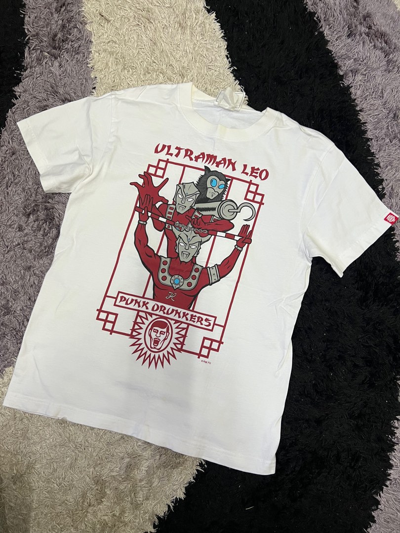 Punk Drunkers x Ultraman Leo collab, Men's Fashion, Tops & Sets ...