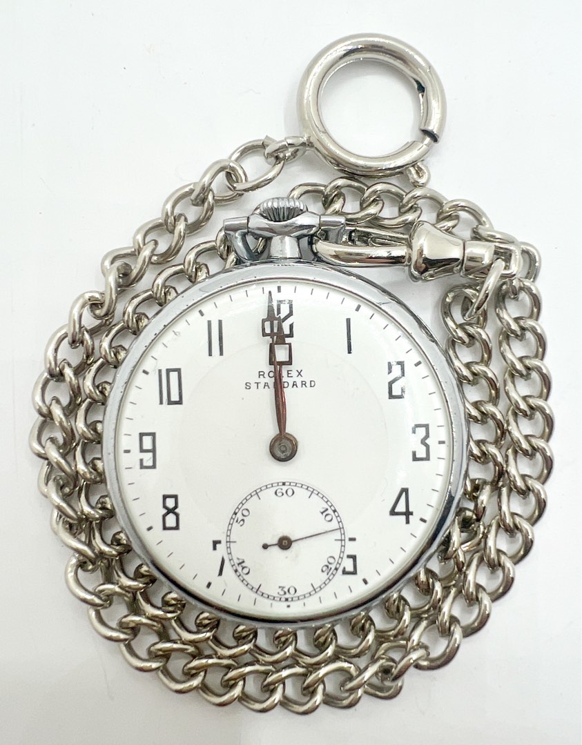 Rolex standard lever movement mechanical hand wind pocket watch, Luxury ...