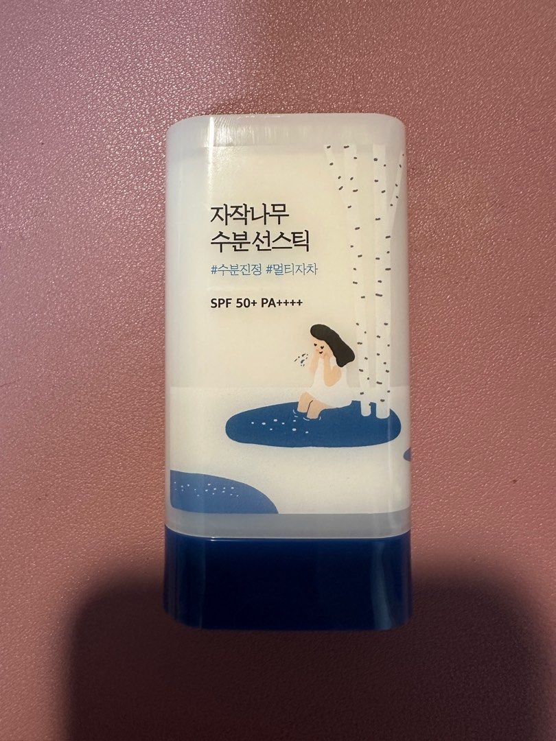 ROUND LAB Birch Juice Moisturizing Sun Stick 19g SPF50+ PA++++, Beauty ...