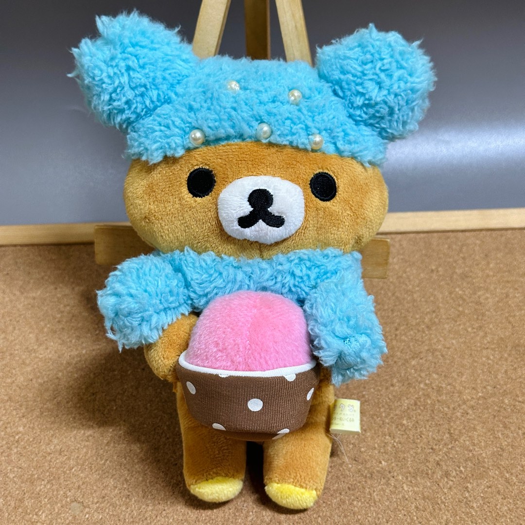 San-X Rilakkuma Winter Plush w/Fuzzy Hat & Scary 18cm - Php 250 ...