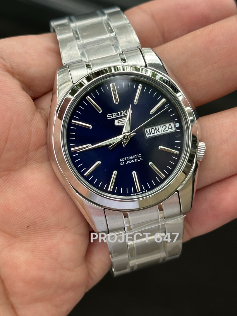 Seiko 5 SNKL43K1 baby sarb, Men's Fashion, Watches & Accessories ...