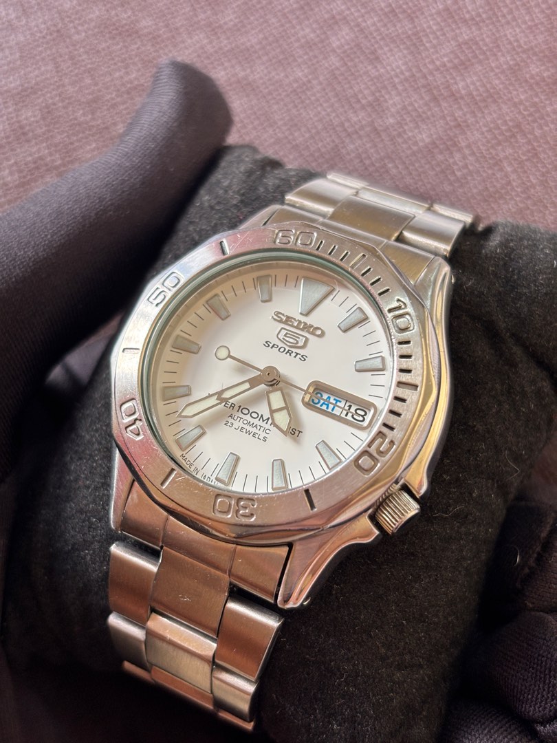 Seiko 5 Sports Seamaster SNZ387, Men's Fashion, Watches & Accessories ...