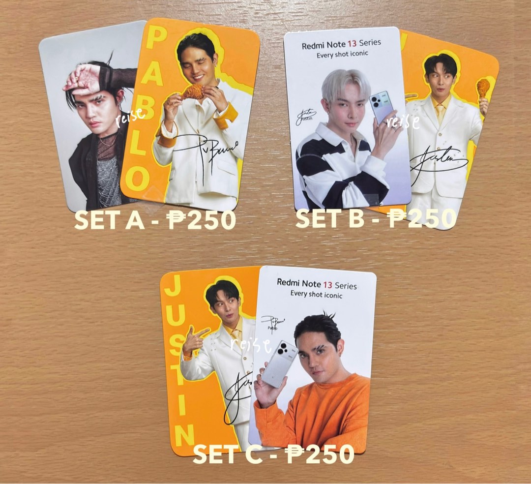 [SETS] SB19 Photocard Mcdo Xiaomi Ayala, Hobbies & Toys, Memorabilia ...