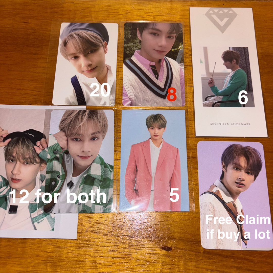 seventeen svt jun photocard pc, Hobbies & Toys, Collectibles ...