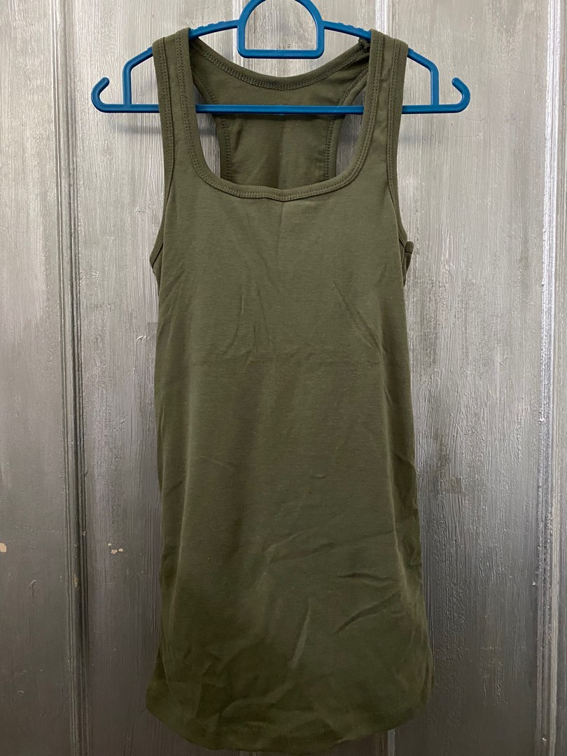 Singlets (Olive), Women's Fashion, Tops, Other Tops on Carousell
