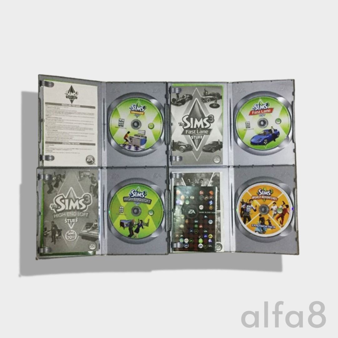 Take All Original The Sims 3 PC Mac Game Other 4 CD , Video Gaming ...