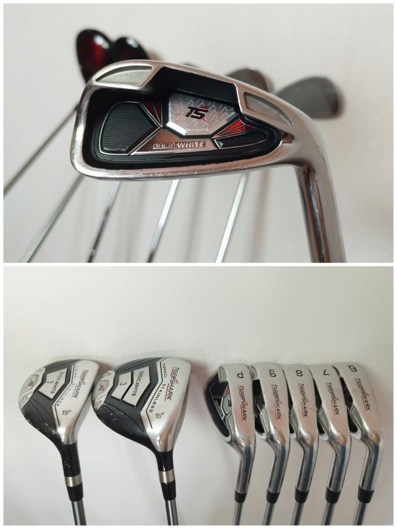 Tiger Shark Great White (Beginner Friendly) golf set - 7 Pcs iron ...