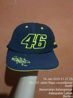 Topi 46 Valentino Rossi, Fesyen Pria, Aksesoris, Topi di Carousell