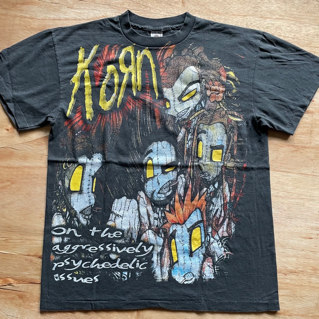 Tshirt vtg band korn x band x bootleg, Men's Fashion, Tops & Sets ...