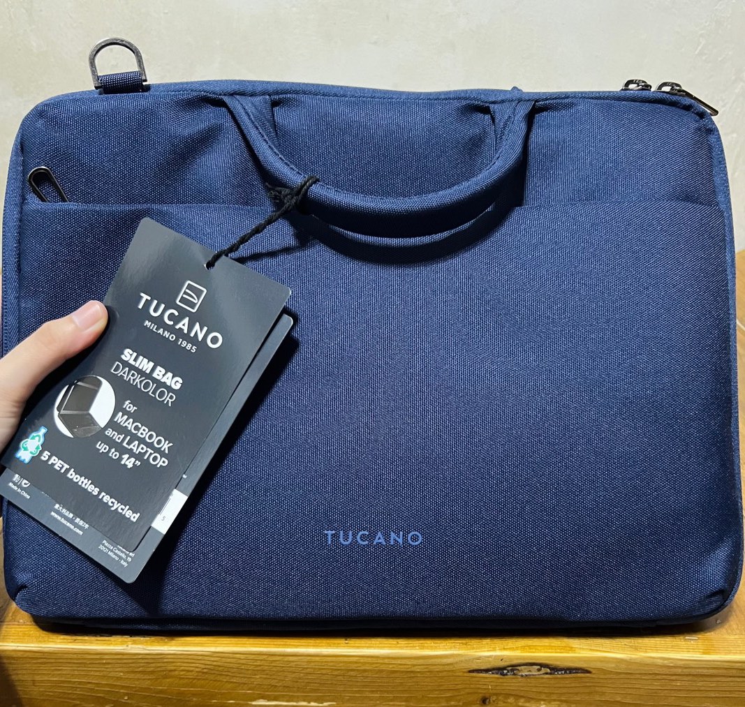 TUCANO Darkolor Laptop Bag Blue for Macbook 14 inches, Computers & Tech, Parts & Accessories ...