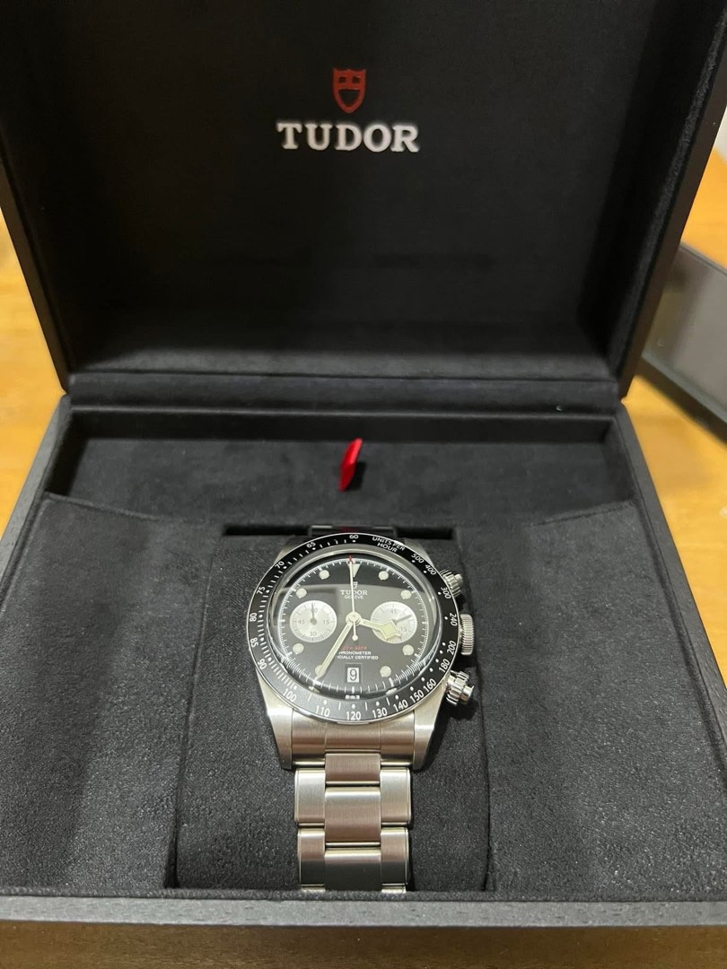 Tudor Black Bay Chrono Reverse Panda, Luxury, Watches on Carousell