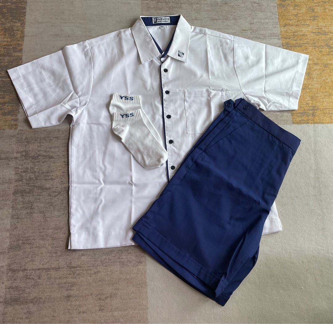 YSS Yishun Secondary School Uniform, Men's Fashion, Tops & Sets ...