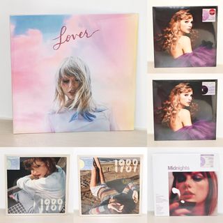 Taylor Swift Lover 愛心膠 2025版 live from Paris heart shaped vinyl, 興趣及遊戲 ...