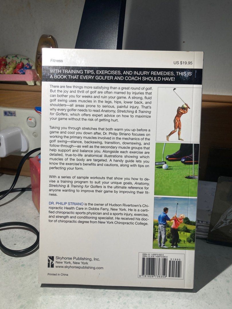 Anatomy, Stretching & Training for Golfers by Dr Philip Striano ...