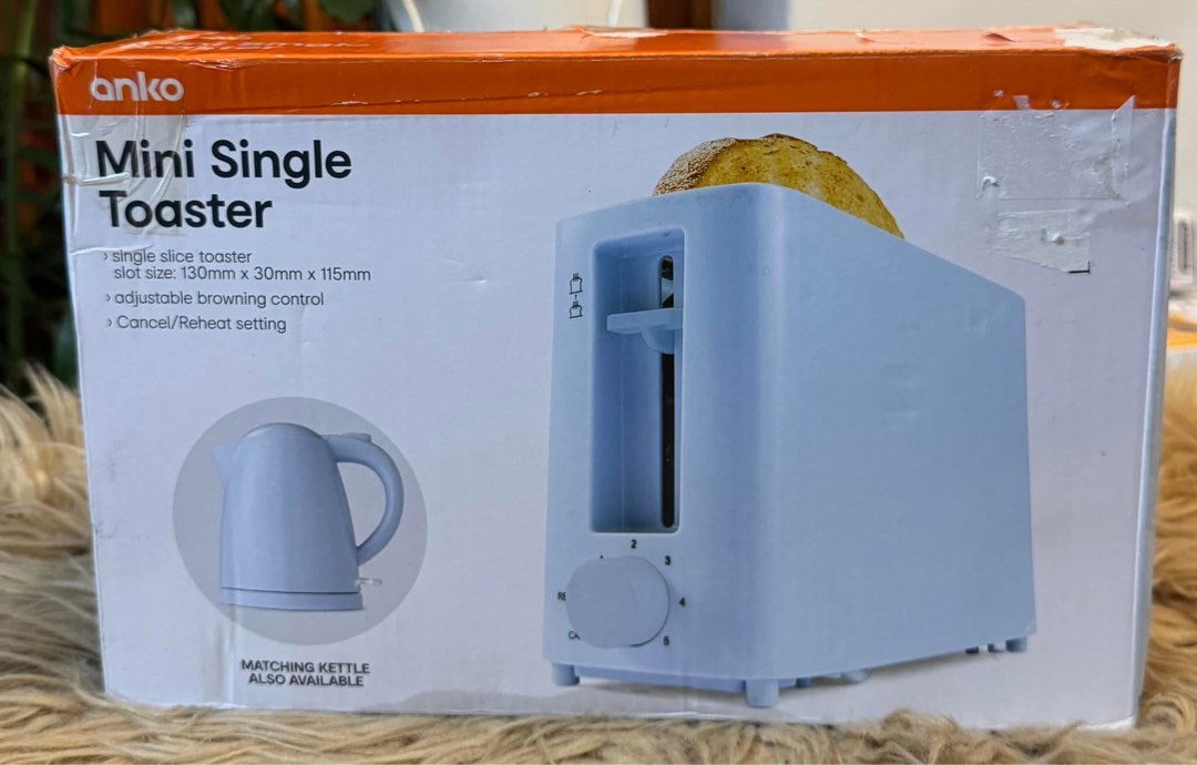 Anko Mini Single Toaster, Furniture & Home Living, Kitchenware ...