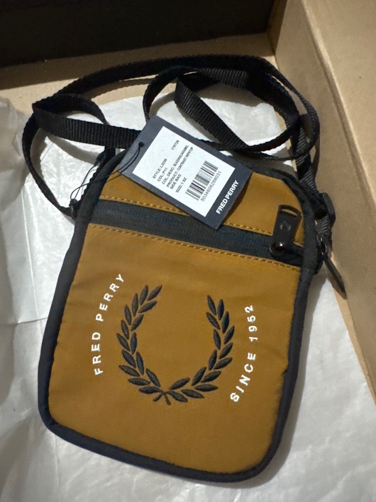 Authentic Fred Perry Bag, Women's Fashion, Bags & Wallets, Cross-body ...