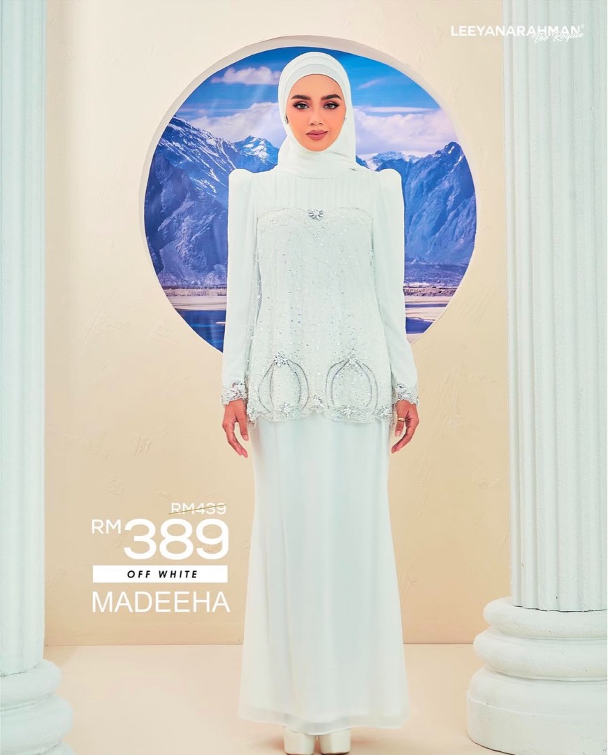 Baju Raya Leeyanarahman / Baju Nikah, Women's Fashion, Muslimah Fashion ...